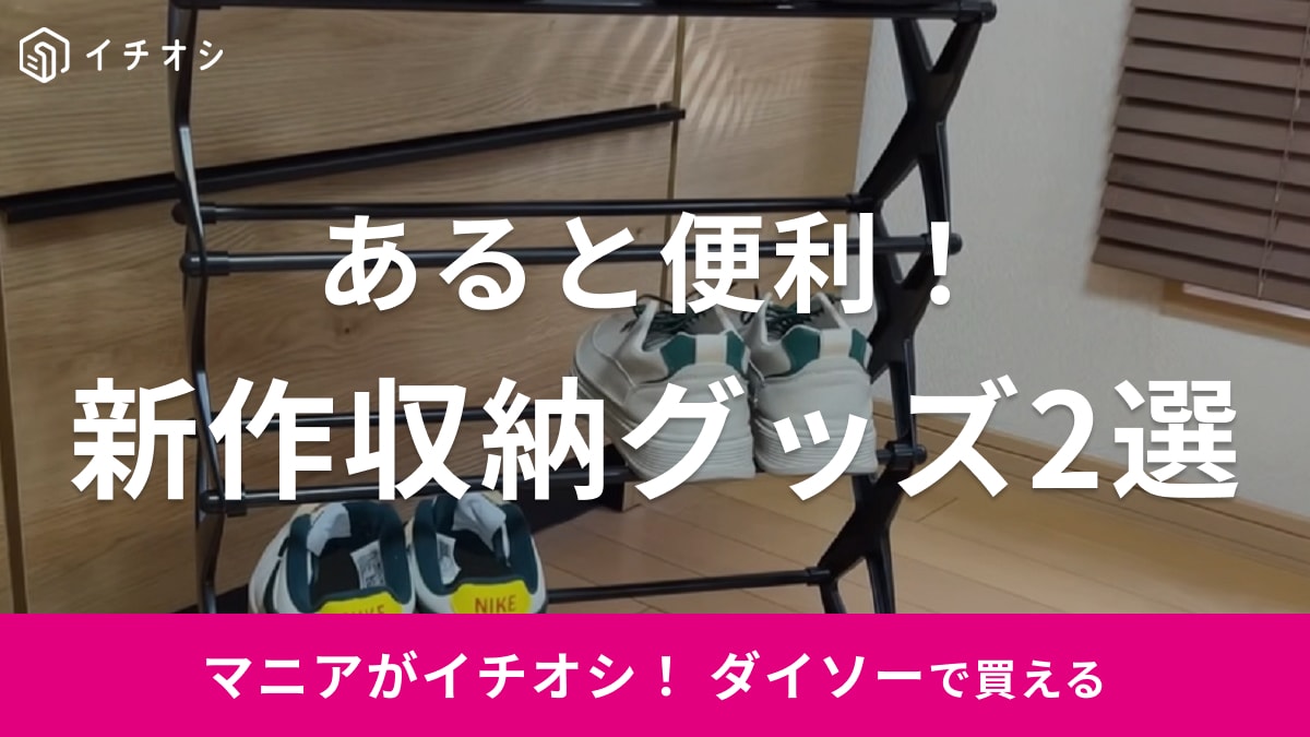 【ダイソー】ソレどこの？と聞かれちゃう新作収納グッズ2選！あると便利な商品が登場！《2023》 | イチオシ | ichioshi